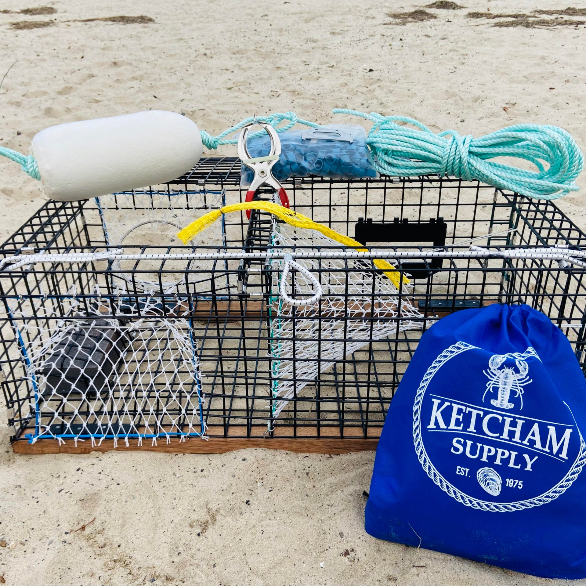 36" Lobster Trap with Wooden Runners – Ketcham Supply